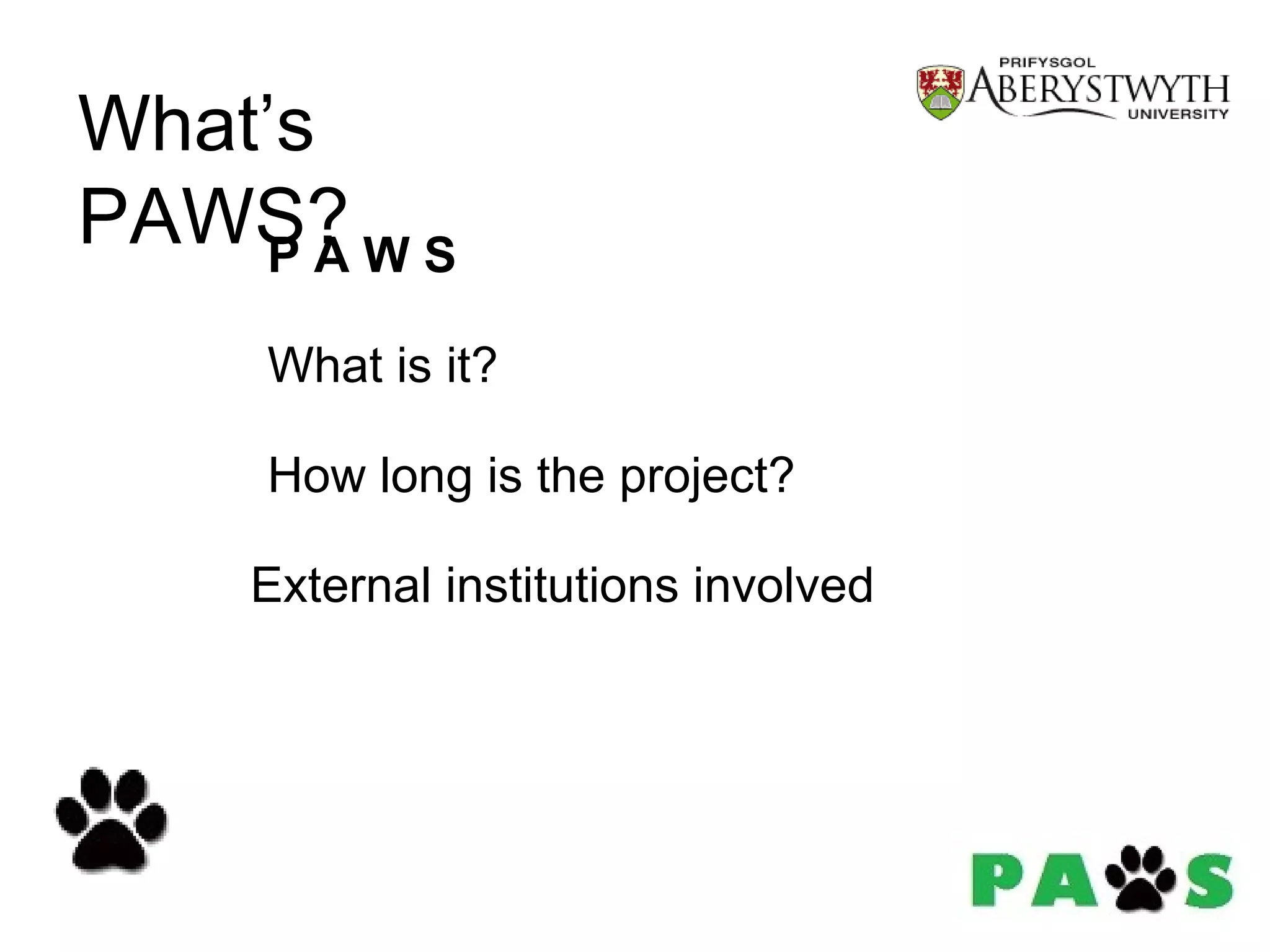 Paws | PPT