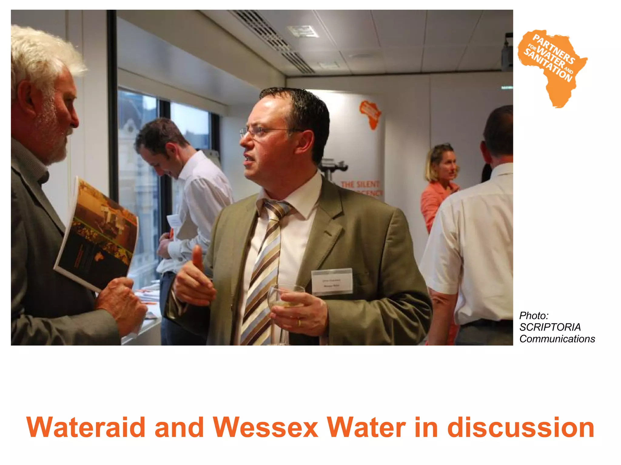 Partners for Water and Sanitation Reception | PPT