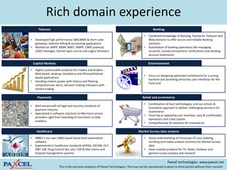 Paxcel Snapshot | PPT