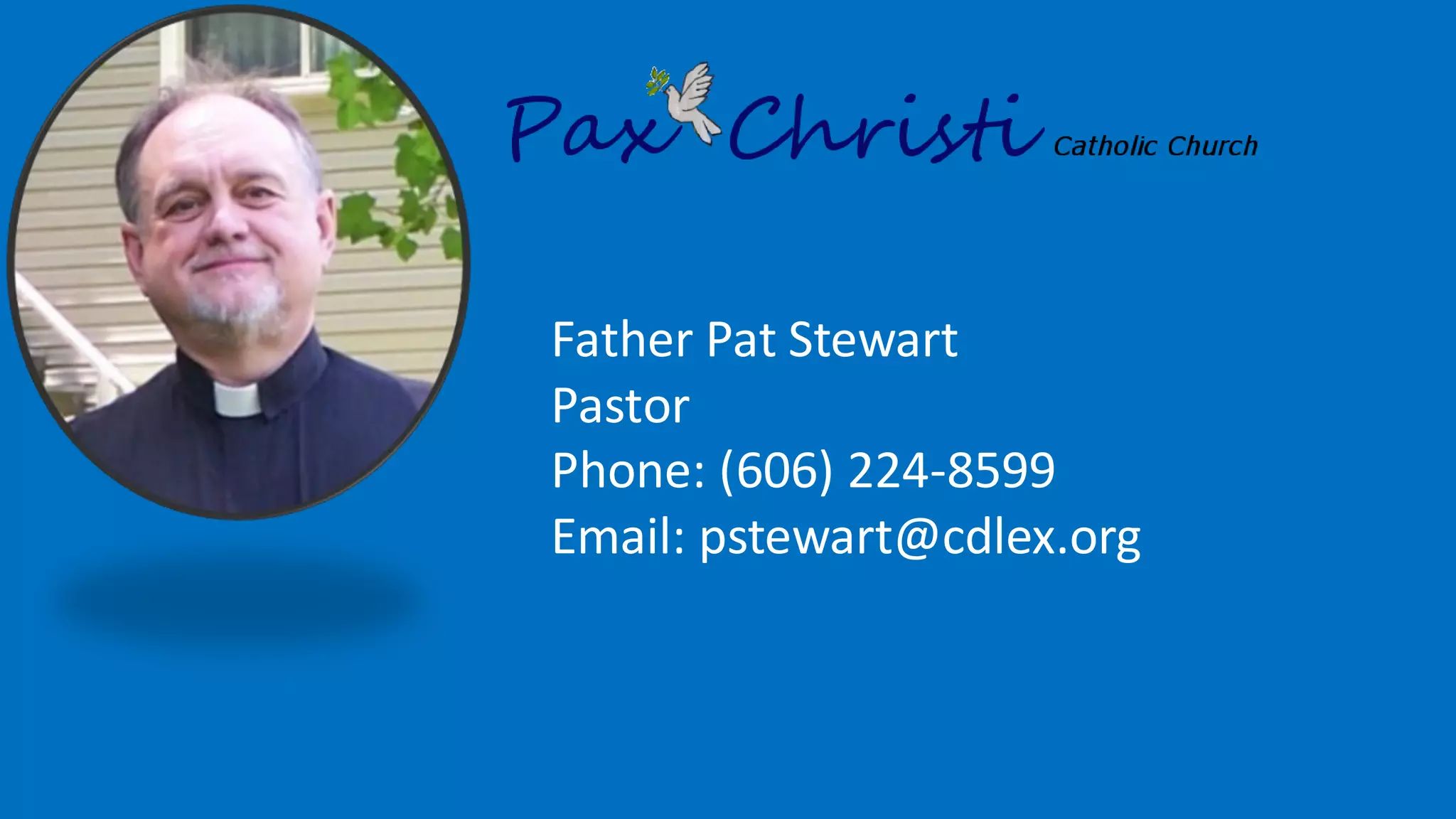 Pax Christi Directory | PPT