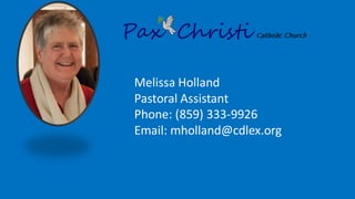 Pax Christi Directory | PPT
