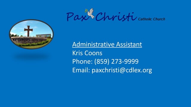 Pax Christi Directory | PDF