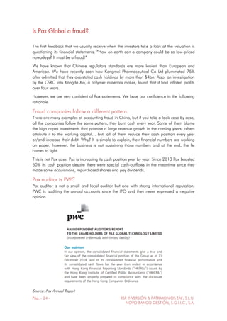 Pax Global investing case | PDF