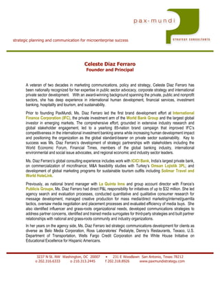 Pax Mundi Strategy Corporate Overview & Bio | PDF