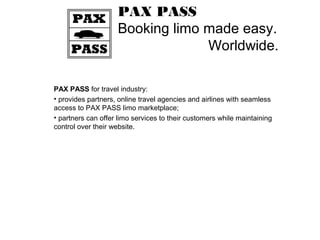 PAX PASS | PPT