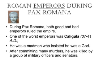 Pax Romana Emperors