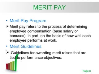 Pay for- performance: Incentive Rewards | PPT