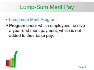 Pay for- performance: Incentive Rewards | PPT