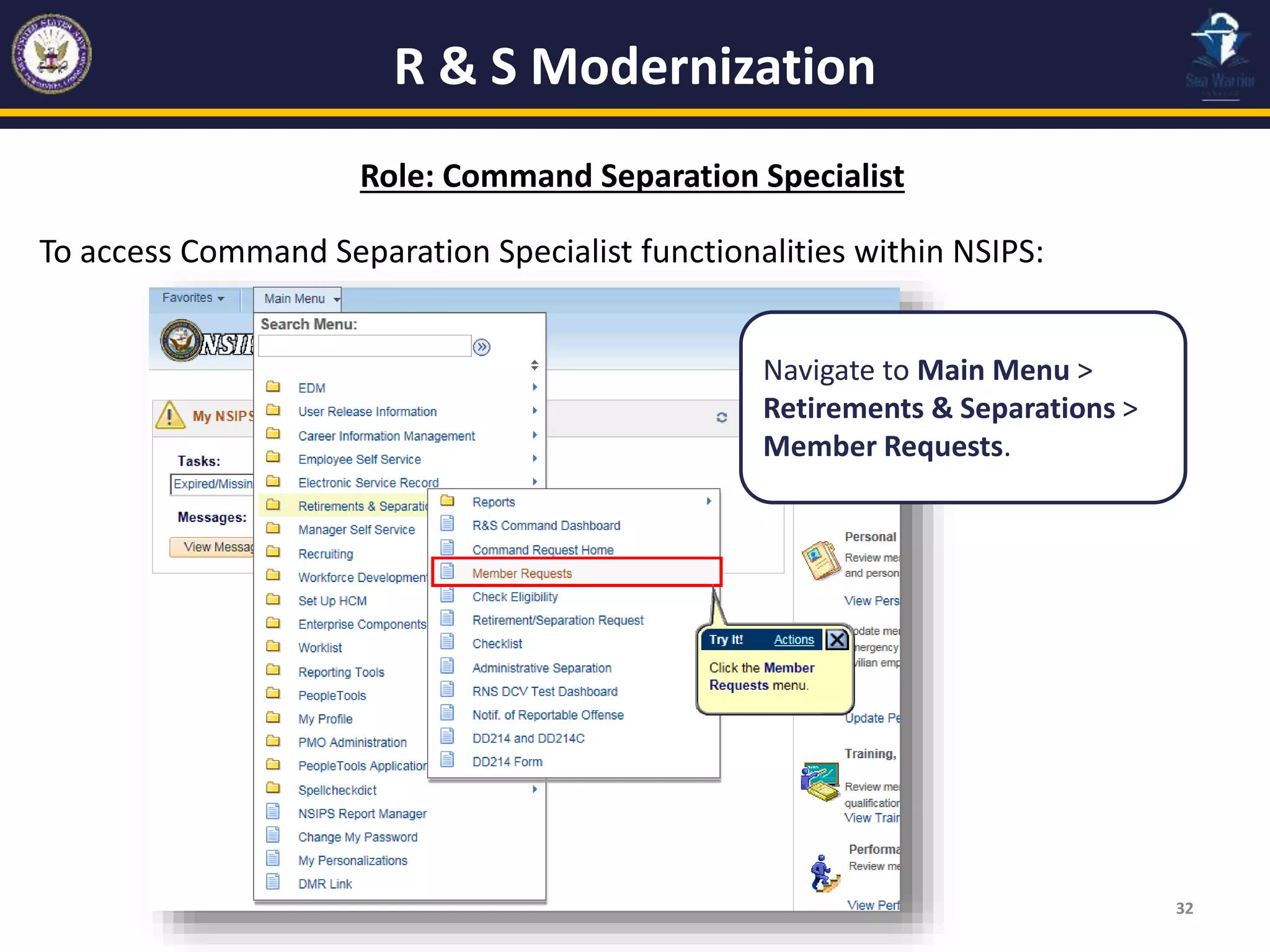 (NSIPS) RETIREMENT AND SEPARATION - PERS 2 | PPTX