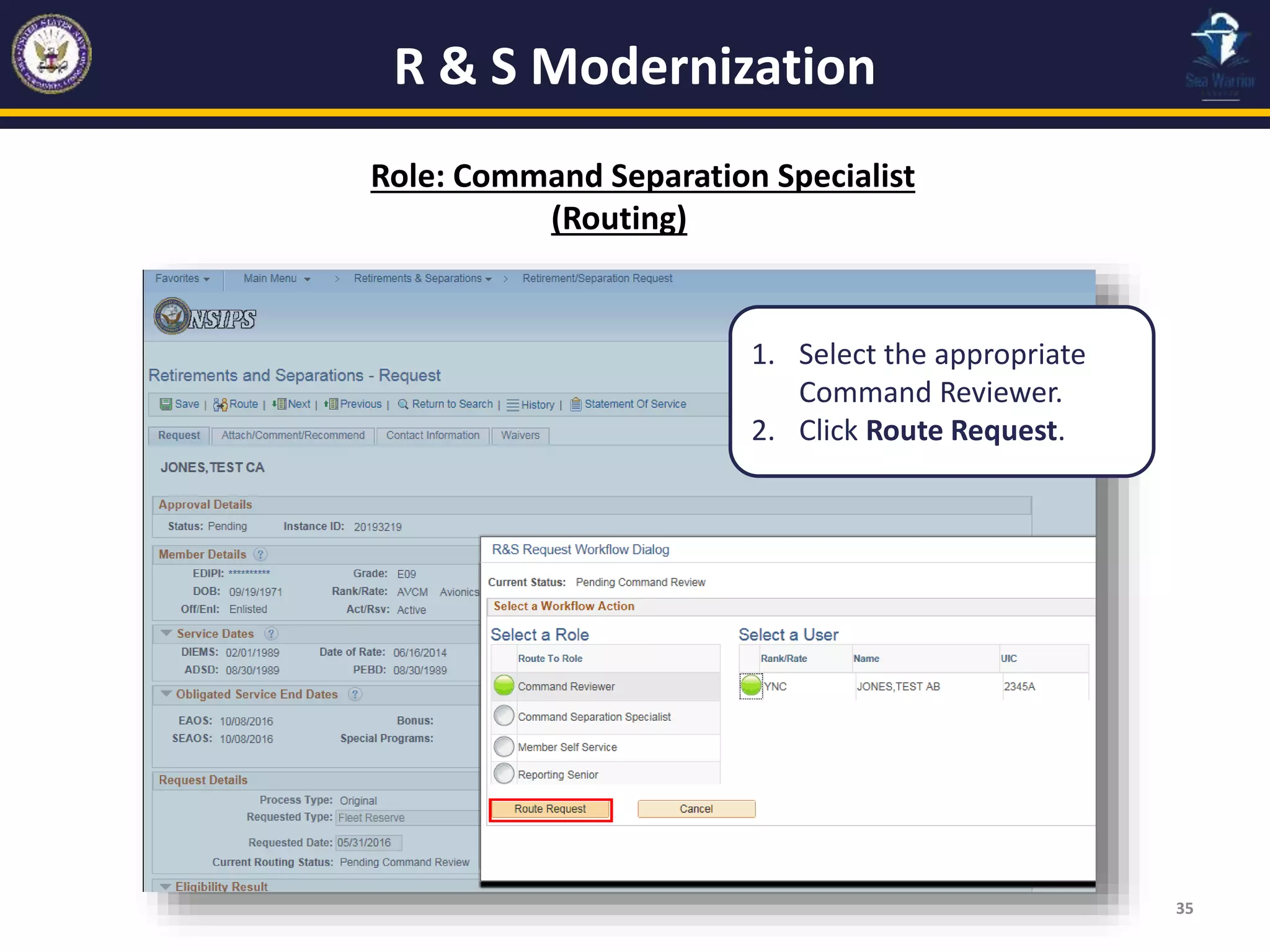 (NSIPS) RETIREMENT AND SEPARATION - PERS 2 | PPTX