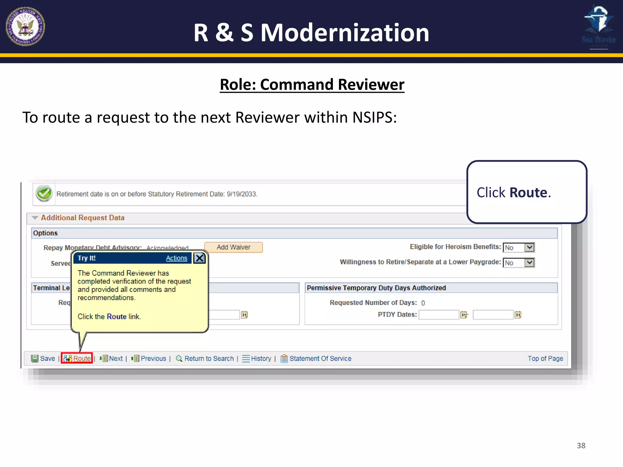 (NSIPS) RETIREMENT AND SEPARATION - PERS 2 | PPTX