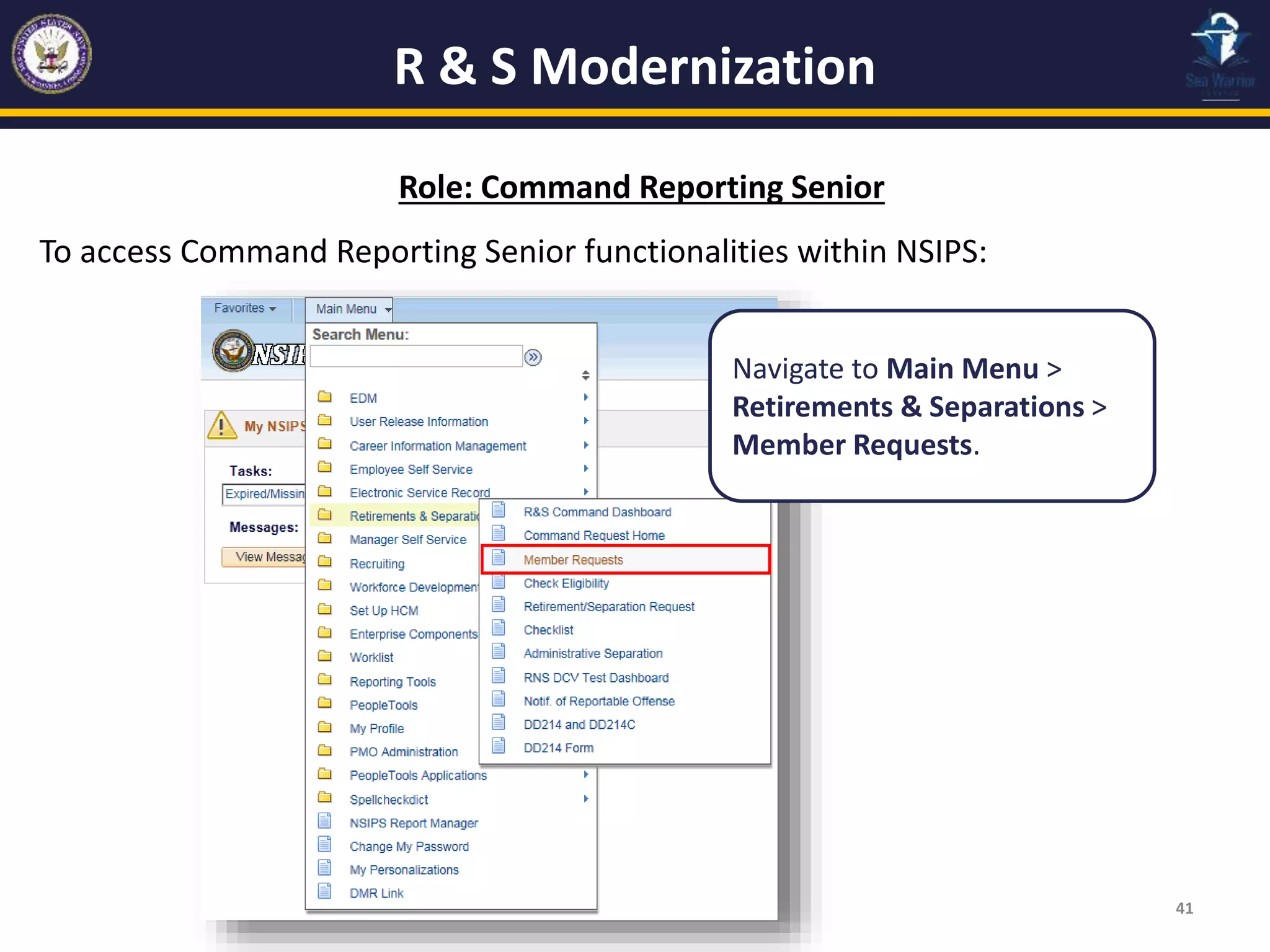 (NSIPS) RETIREMENT AND SEPARATION - PERS 2 | PPTX
