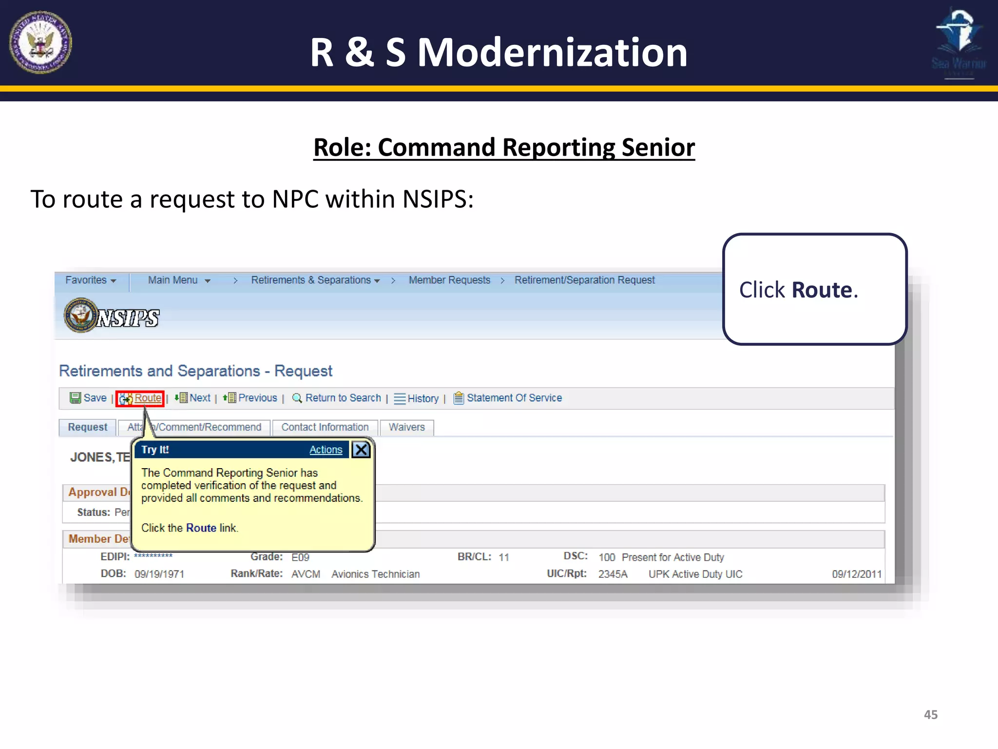 (NSIPS) RETIREMENT AND SEPARATION - PERS 2 | PPTX