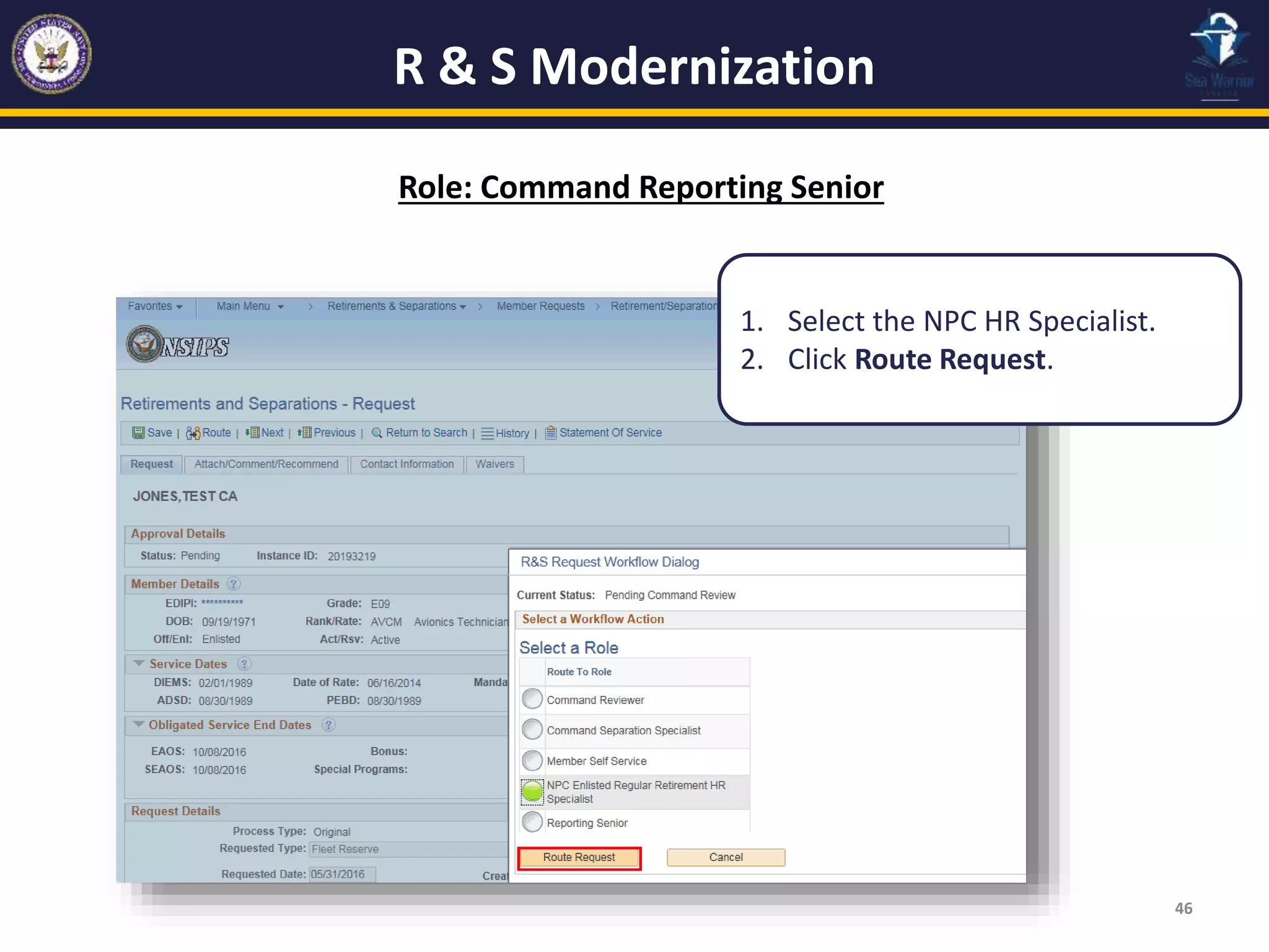 (NSIPS) RETIREMENT AND SEPARATION - PERS 2 | PPTX