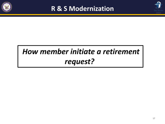 (NSIPS) RETIREMENT AND SEPARATION - PERS 2 | PPTX