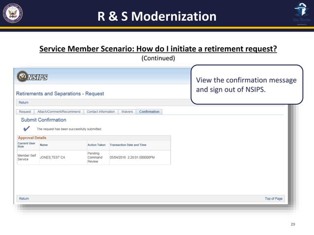 (NSIPS) RETIREMENT AND SEPARATION - PERS 2 | PPTX