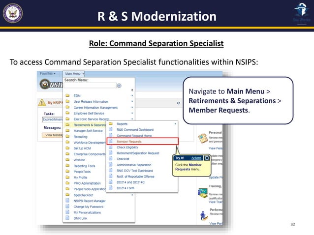 (NSIPS) RETIREMENT AND SEPARATION - PERS 2 | PPTX