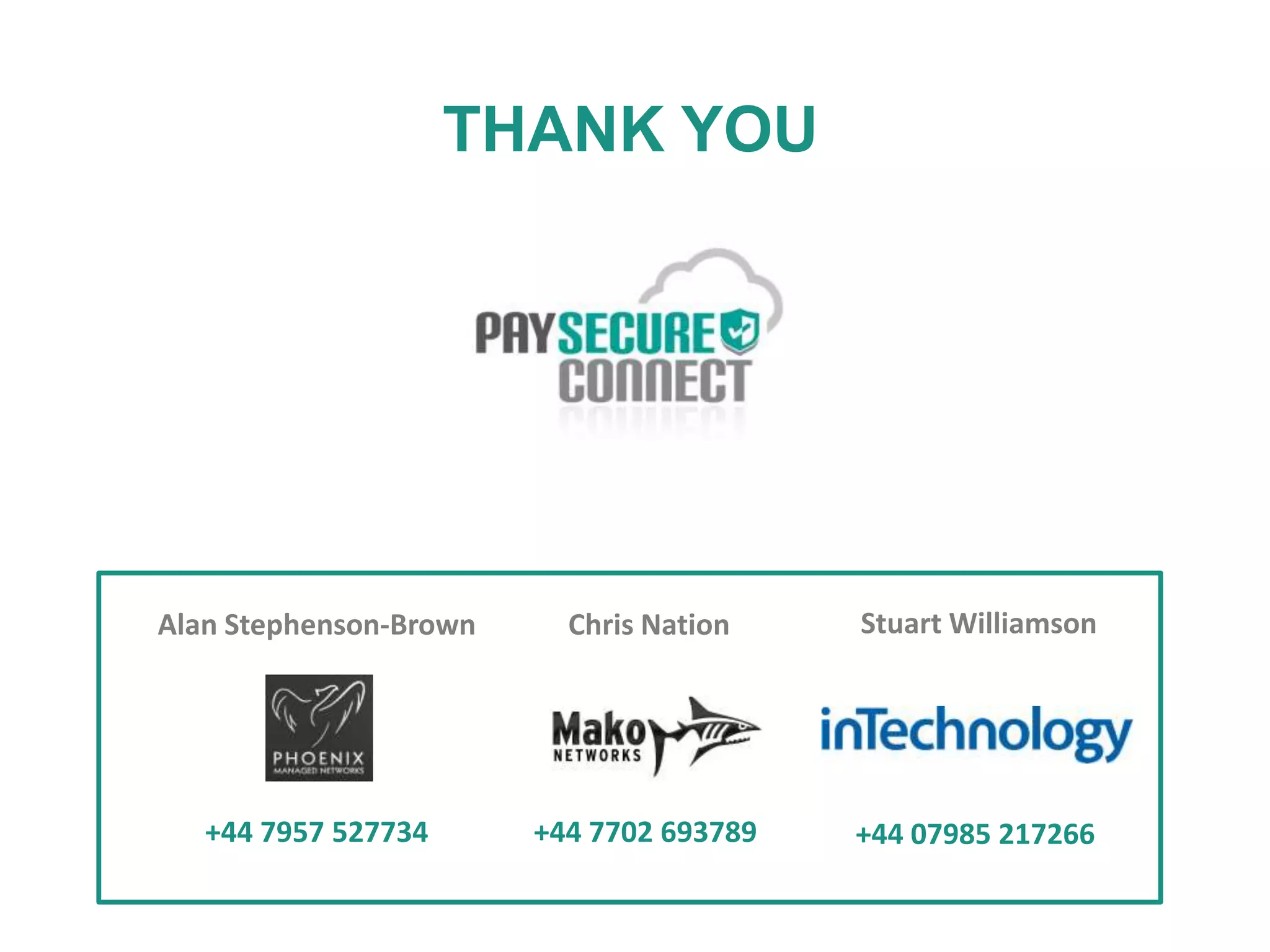 PaySecure Connect: Introduction to PCI-certified payment routing ...