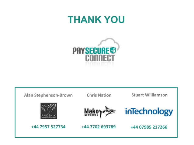 PaySecure Connect: Introduction to PCI-certified payment routing ...