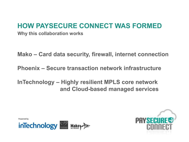PaySecure Connect: Introduction to PCI-certified payment routing ...