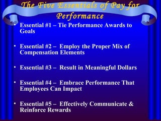 Pay 4 Performance | PPT