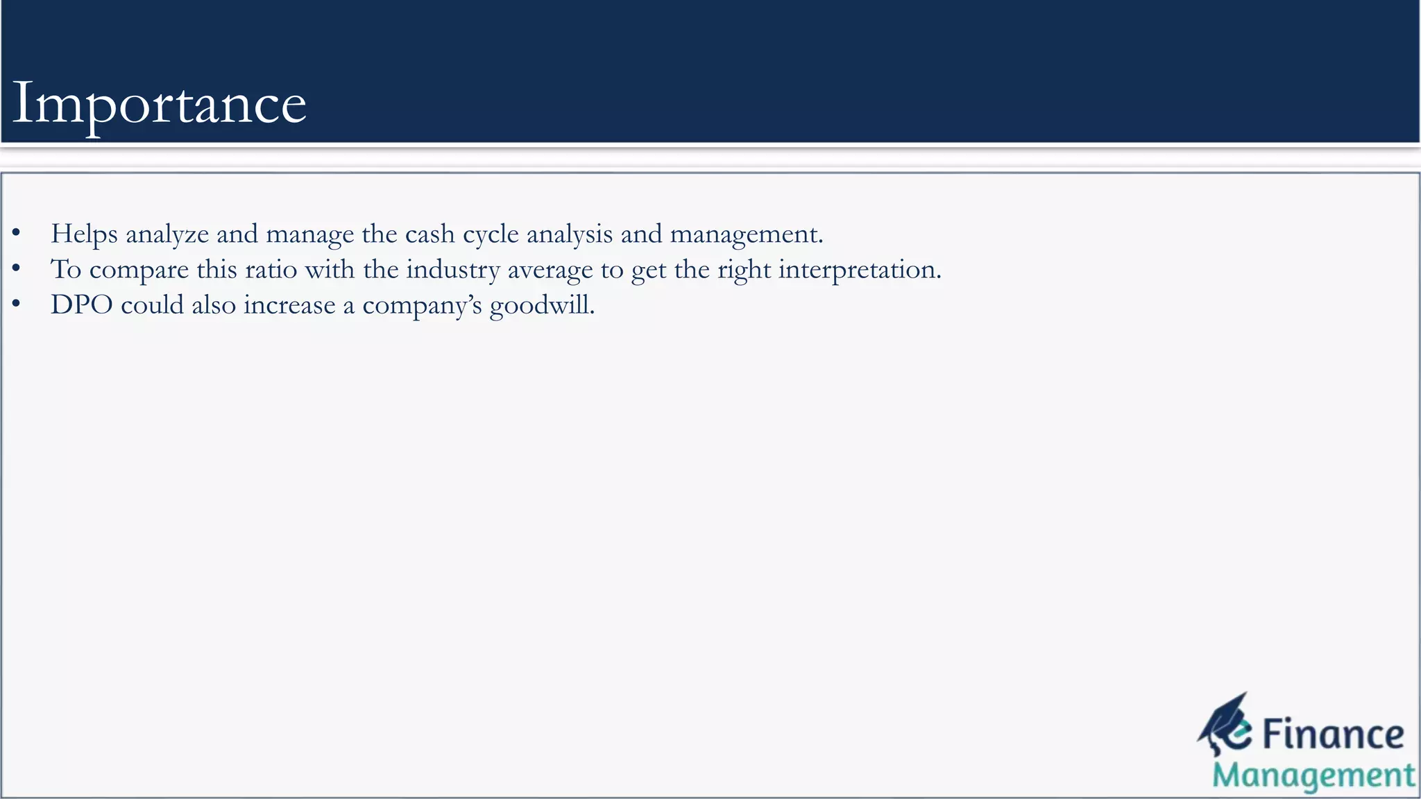 Payable Deferral Period | PPTX