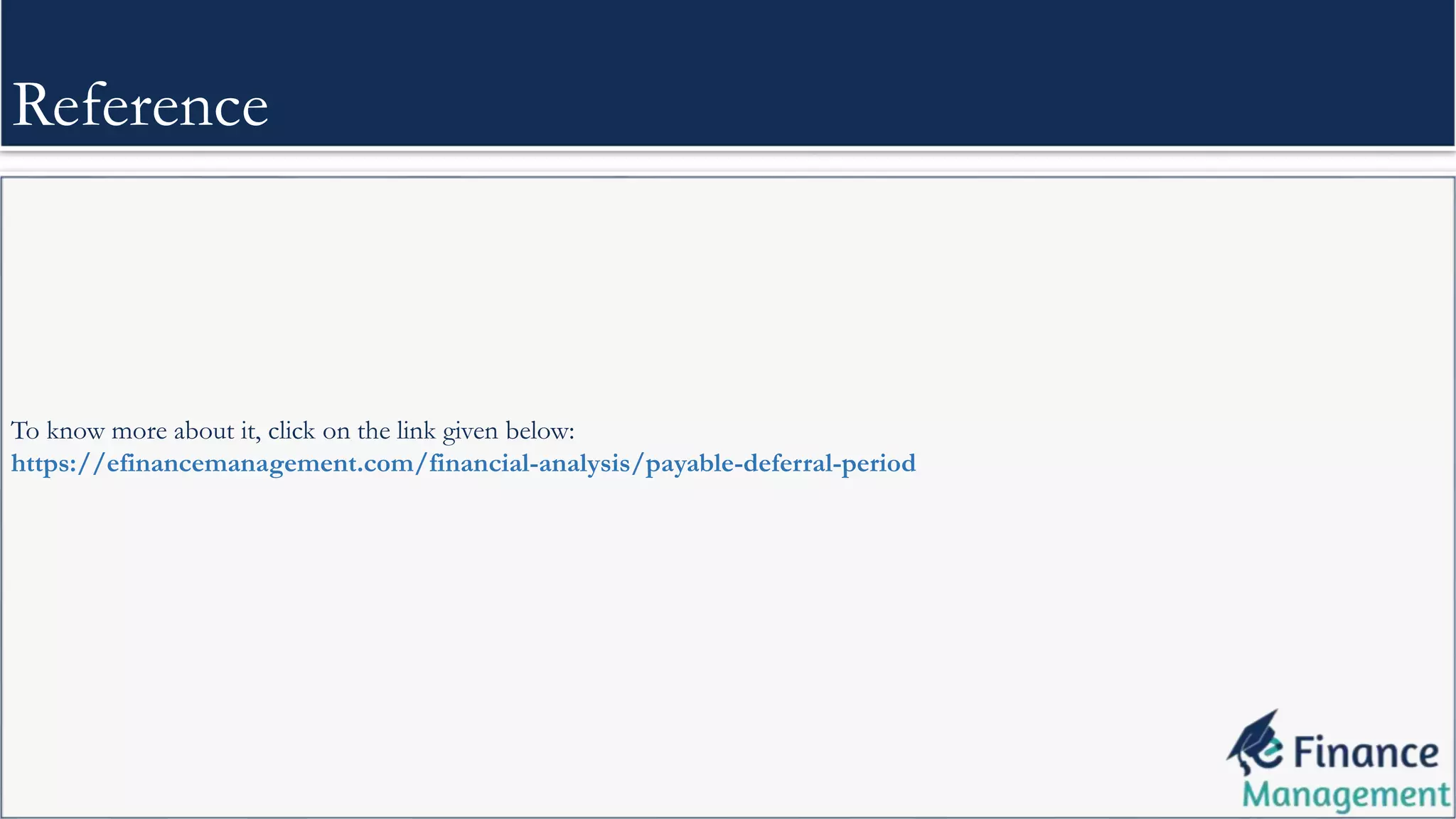 Payable Deferral Period | PPTX