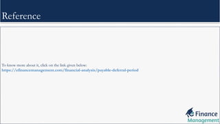 Payable Deferral Period | PPTX