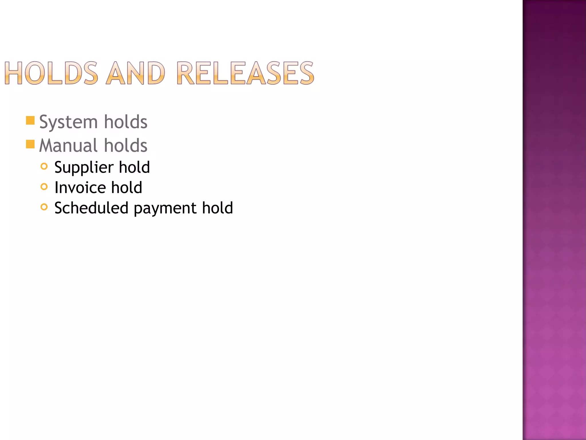 Oracle Payable Complete Business flows | PPT