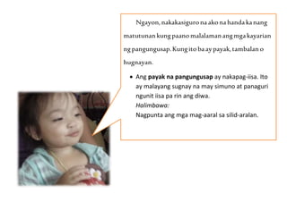 Payak, tambalan at hugnayan (Modyul sa Filipino) | DOCX