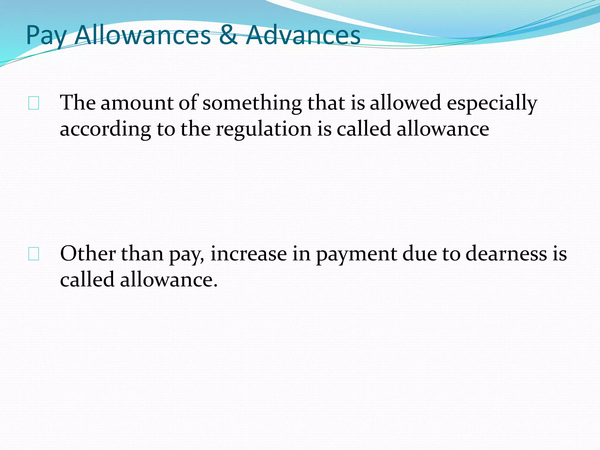 Pay allowances&advances by GOVT. of punjab | PPTX