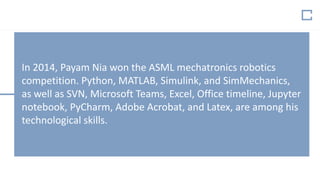 Payam Nia - An Accomplished Professional From Pleasanton, CA.pdf