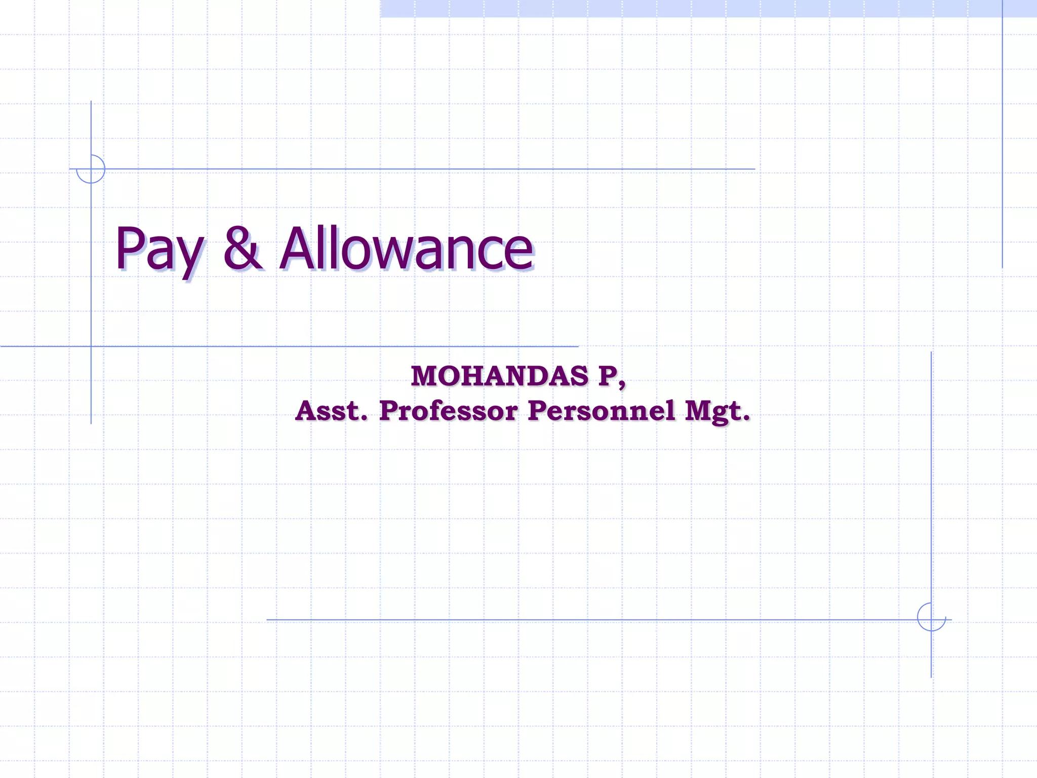 Pay and allowance in detail latest | PPTX