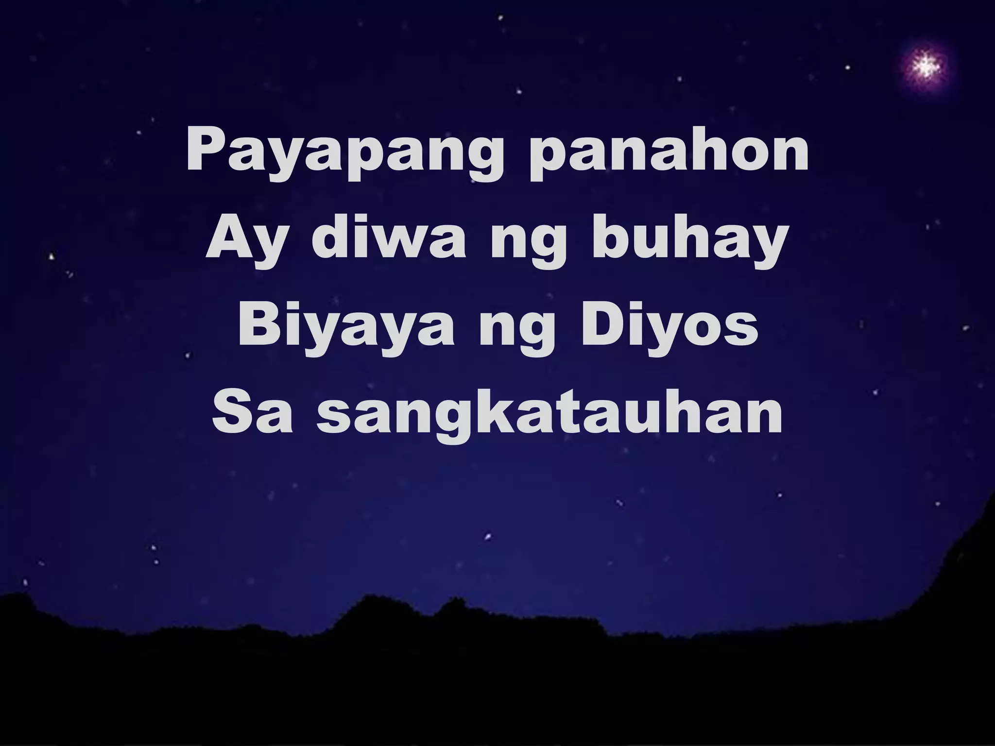 Payapang Daigdig | PPTX