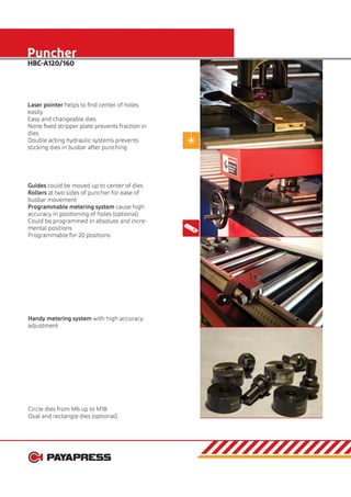 Payapress professional busbar fabrication machines | PDF