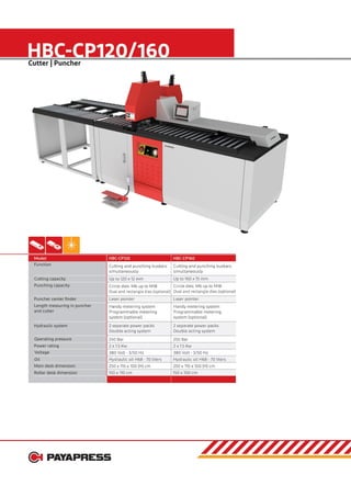 Payapress professional busbar fabrication machines | PDF
