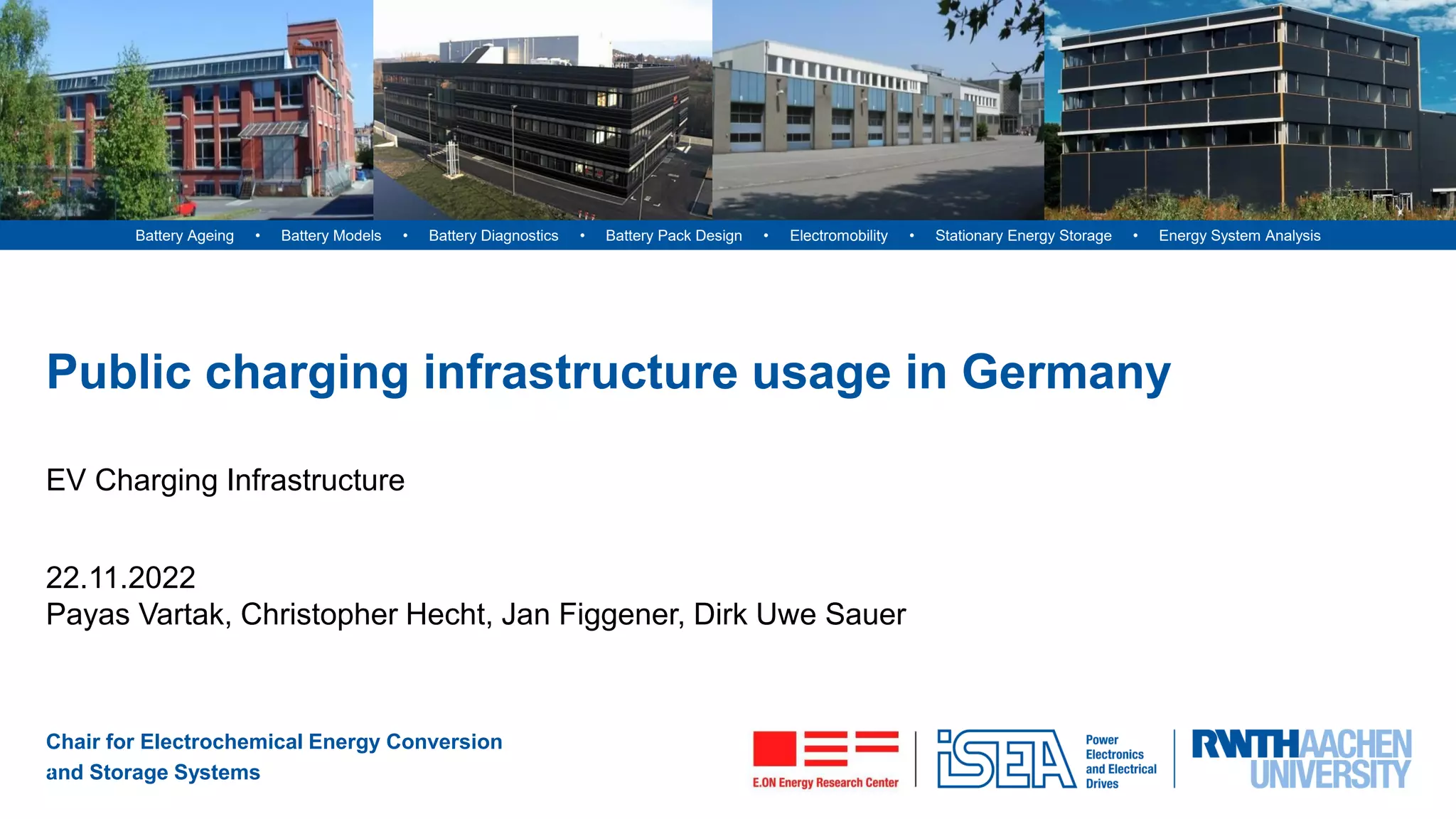 PUBLIC CHARGING INFRASTRUCTURE USAGE IN GERMANY | PPT