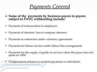 Pay As You Go (Payg) Final | PPT