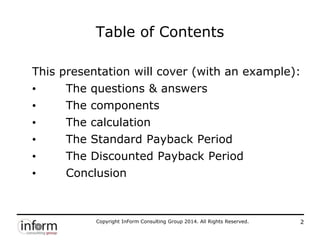 Payback Analysis | PDF