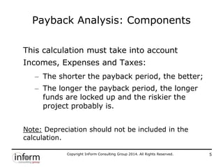 Payback Analysis | PDF