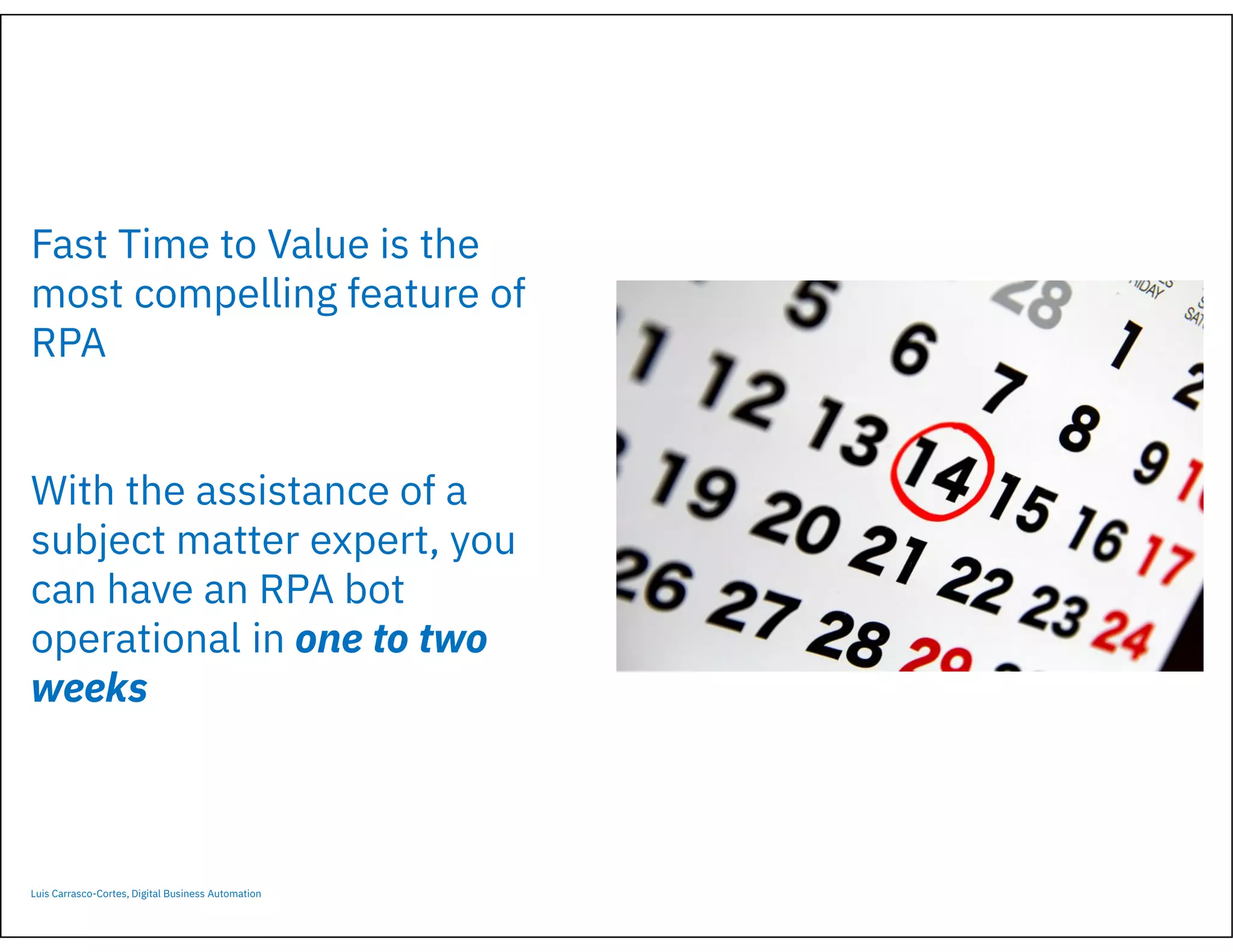 Payback of less than 12 months with RPA? | PDF