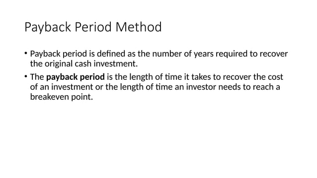 Pay back period,ARR problems Entreprenurship and project management .pptx