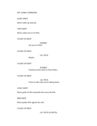 Payback screenplay | RTF | Bath and Shower | Personal Care