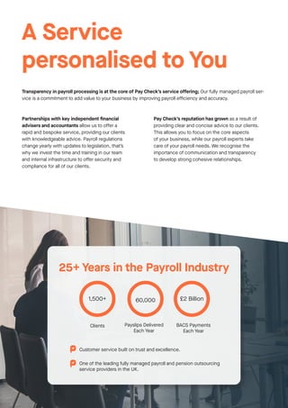 Pay Check Services Brochure | PDF