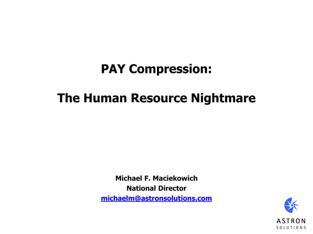 Pay compression | PPT