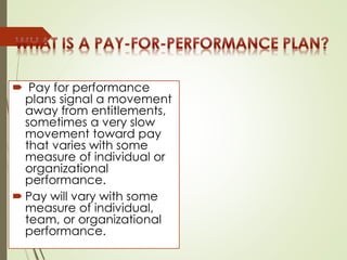 Pay for performance | PPT