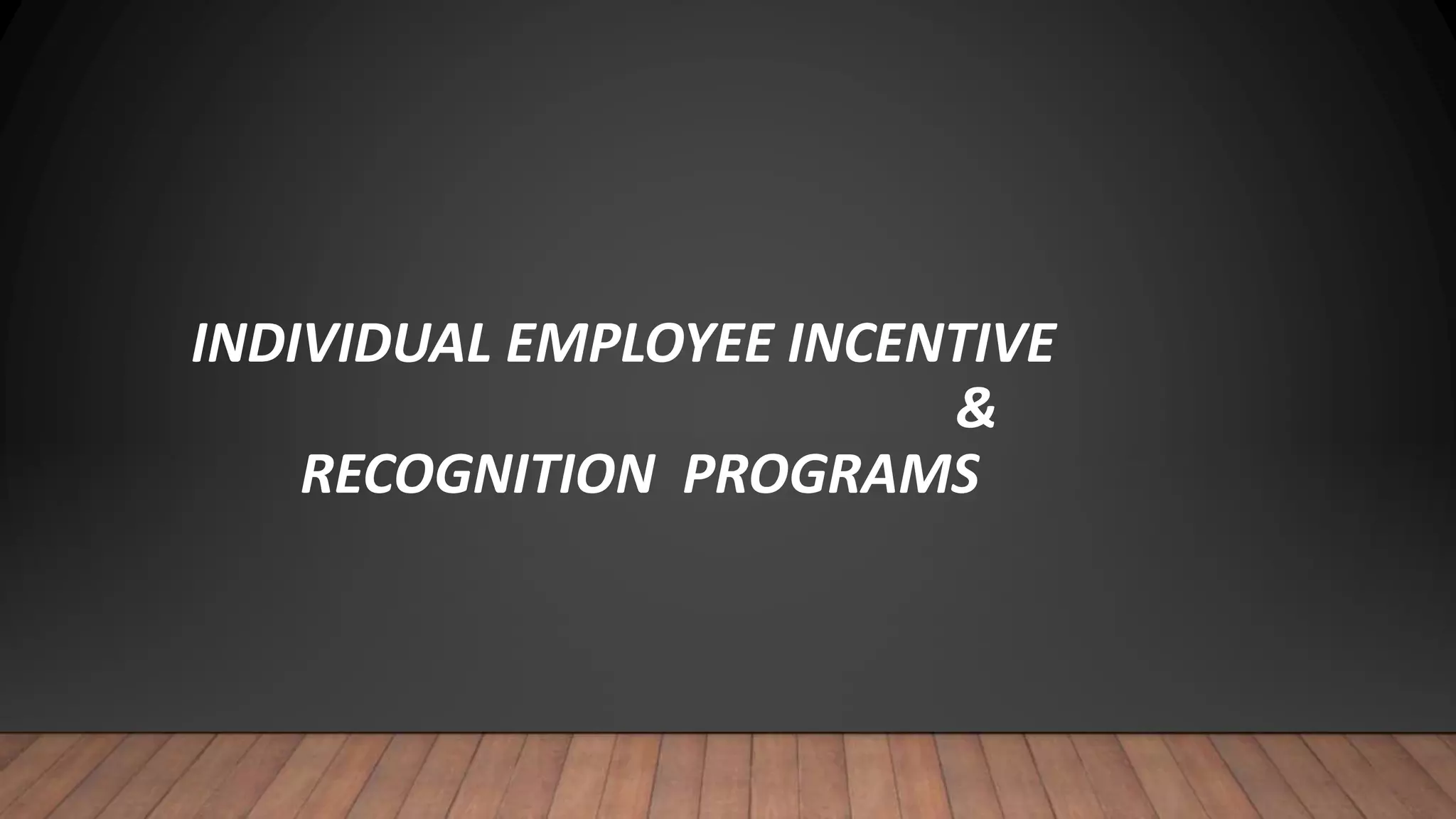 Pay for performance and financial incentives | PPTX