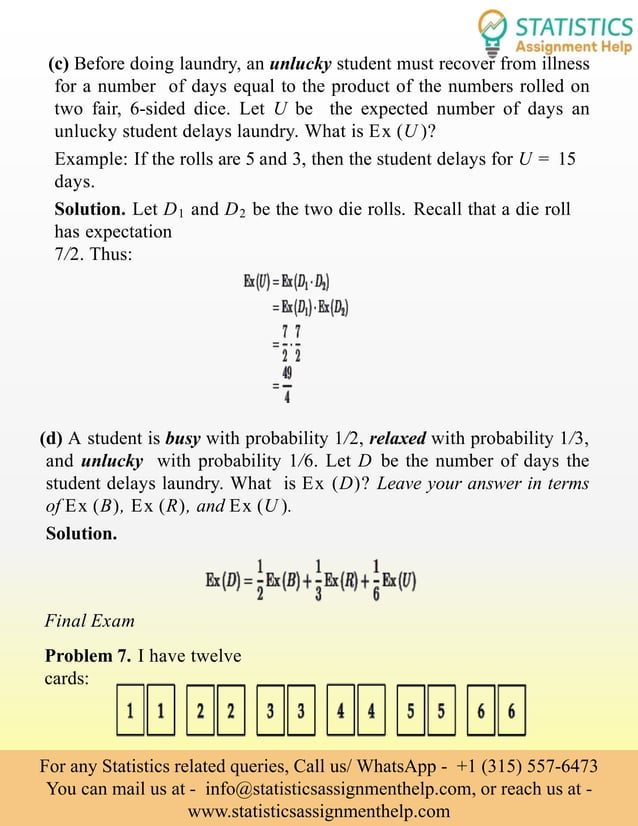 Pay For Statistics Assignment | PPTX