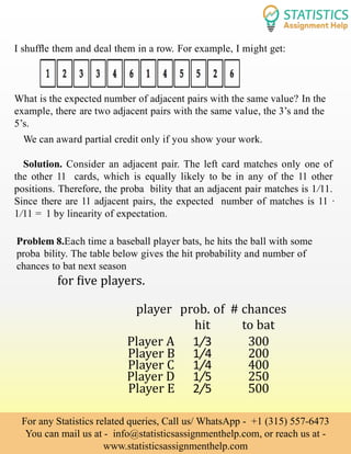 Pay For Statistics Assignment | PPTX