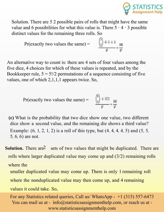 Pay For Statistics Assignment | PPTX
